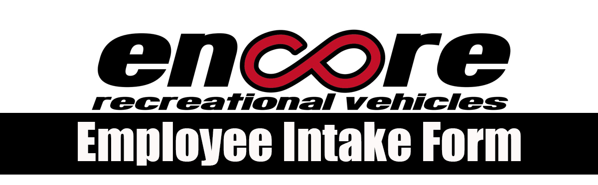 Intake Form – Encore-RV